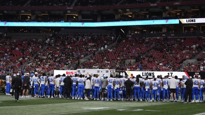 Lions-Falcons preseason game ends early after serious injury to Detroit's Morice Norris | Newser