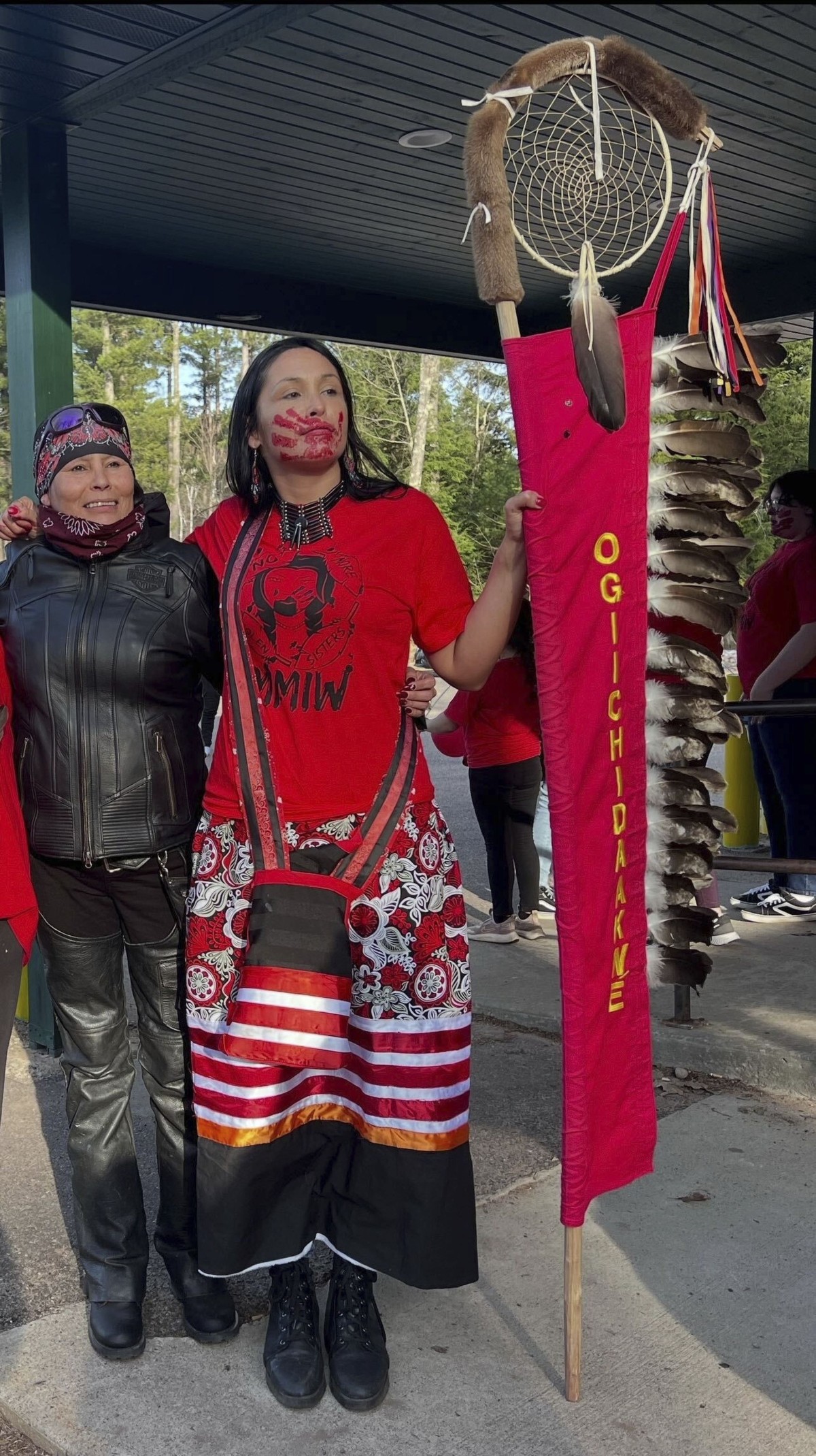 For Indigenous, a Red Handprint Is a Solemn Reminder