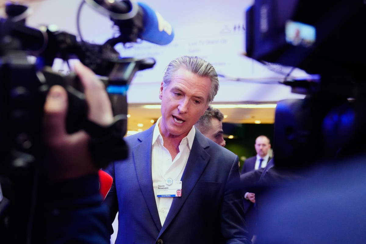 Newsom Says Trump Team Blocked Him From Davos Event